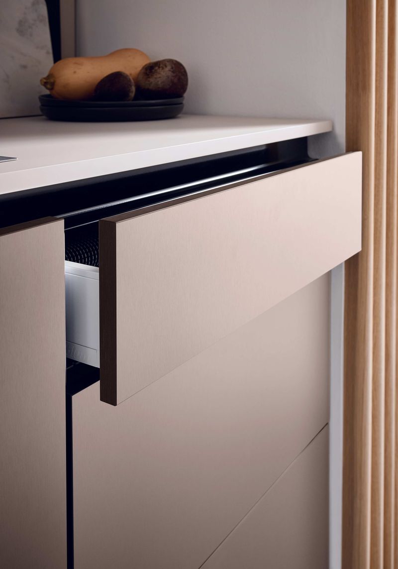 RAUVISIO ferro metallic PET surface | Millwork & Cabinetry | REHAU