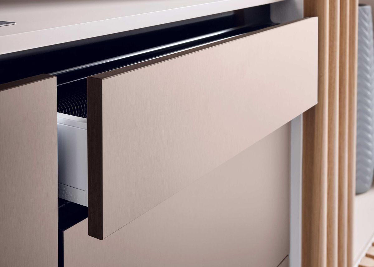 RAUVISIO ferro metallic PET surface | Millwork & Cabinetry | REHAU