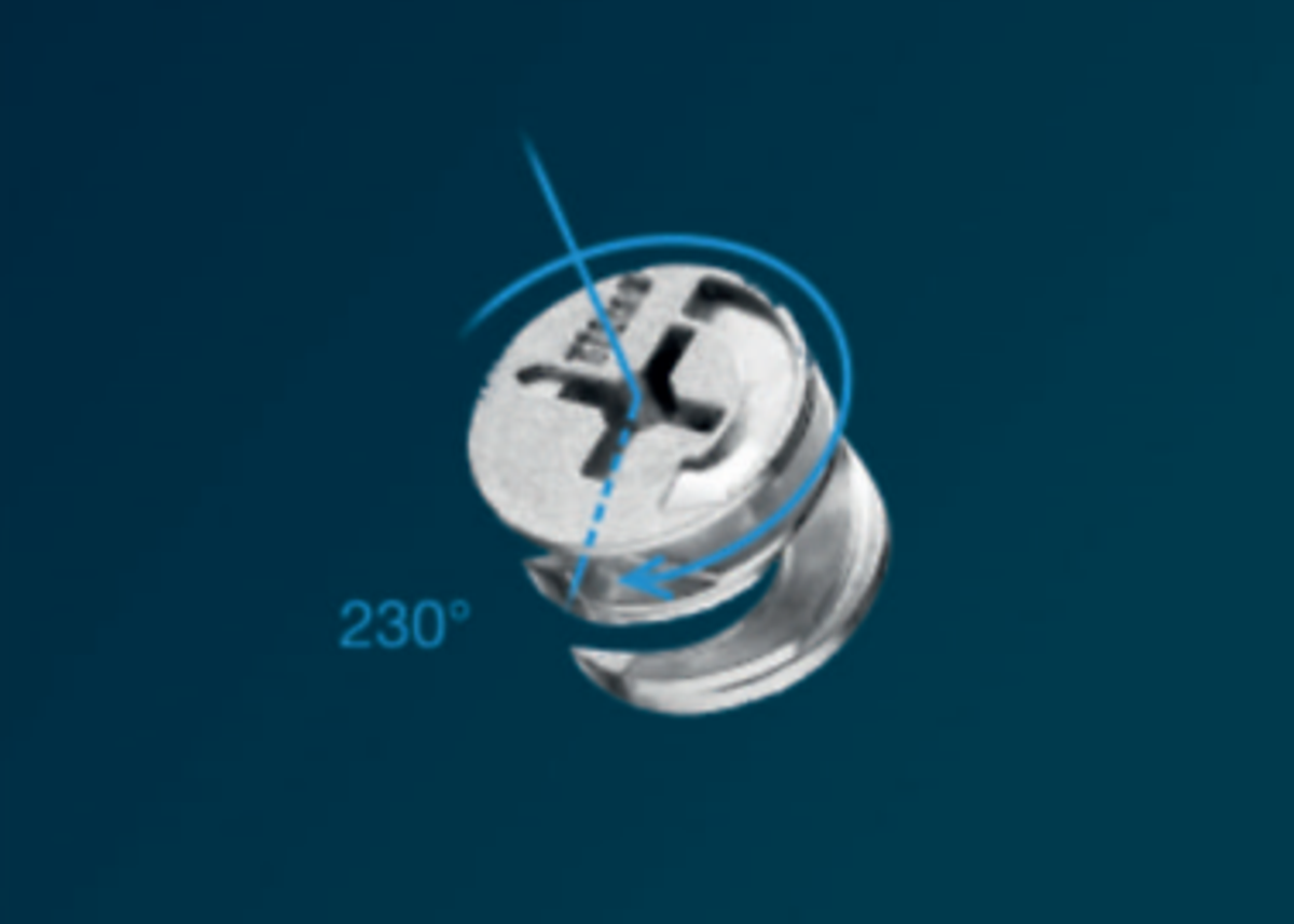 Dowel Hole and Cam Locks for Fixing Furniture Cabinets - REHAU