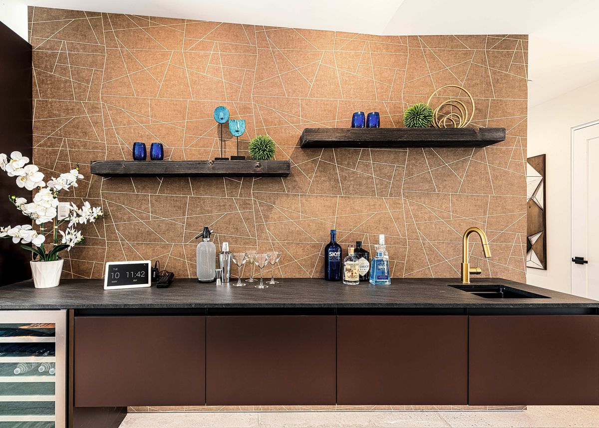 RAUVISIO ferro metallic PET surface | Millwork & Cabinetry | REHAU