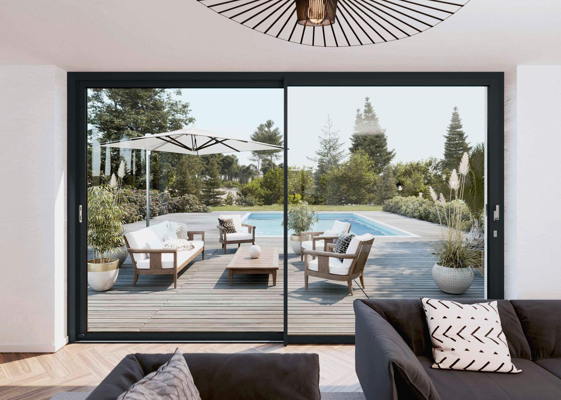 SLINOVA X by REHAU - A janela de correr de linhas finas