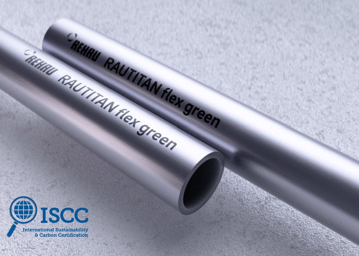 New sustainable plumbing pipe from REHAU provides more than 90% CO2 ...
