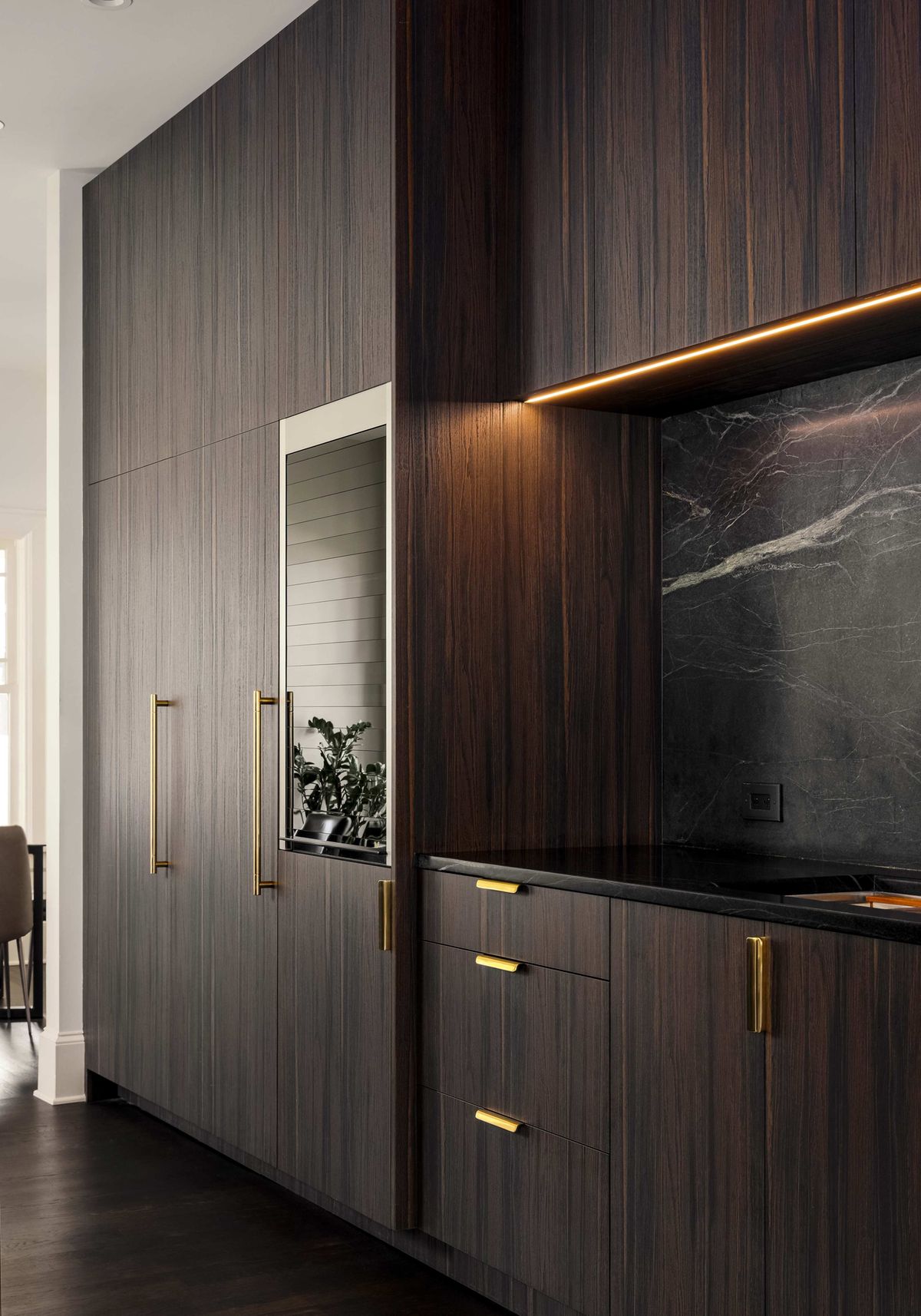 RAUVISIO ingrain wood fiber laminate surface | Millwork & Cabinetry | REHAU