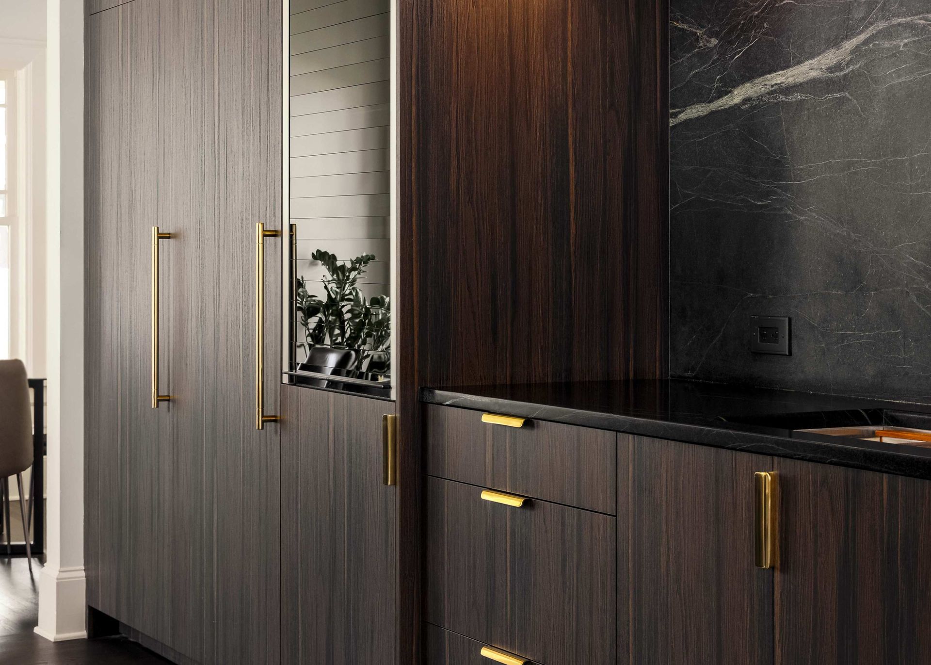 RAUVISIO ingrain wood fiber laminate surface | Millwork & Cabinetry | REHAU