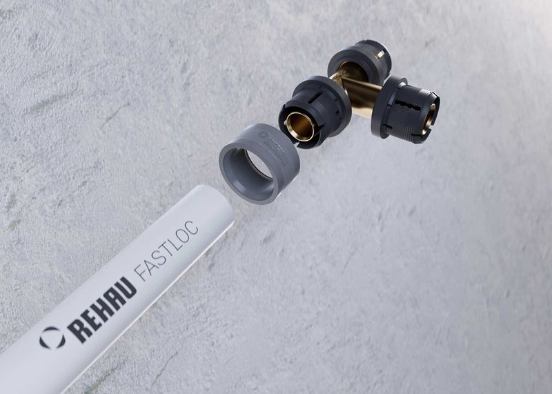 Einfach schneller fertig: FASTLOC ist ohne O-Ring dicht | REHAU