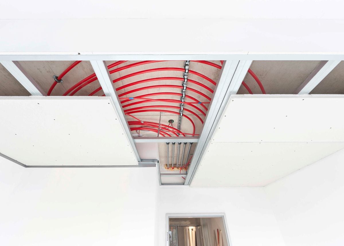 Radiante a soffitto