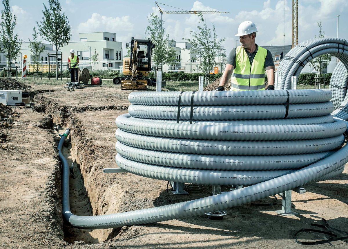 REHAU showcases sustainable pipework credentials - REHAU