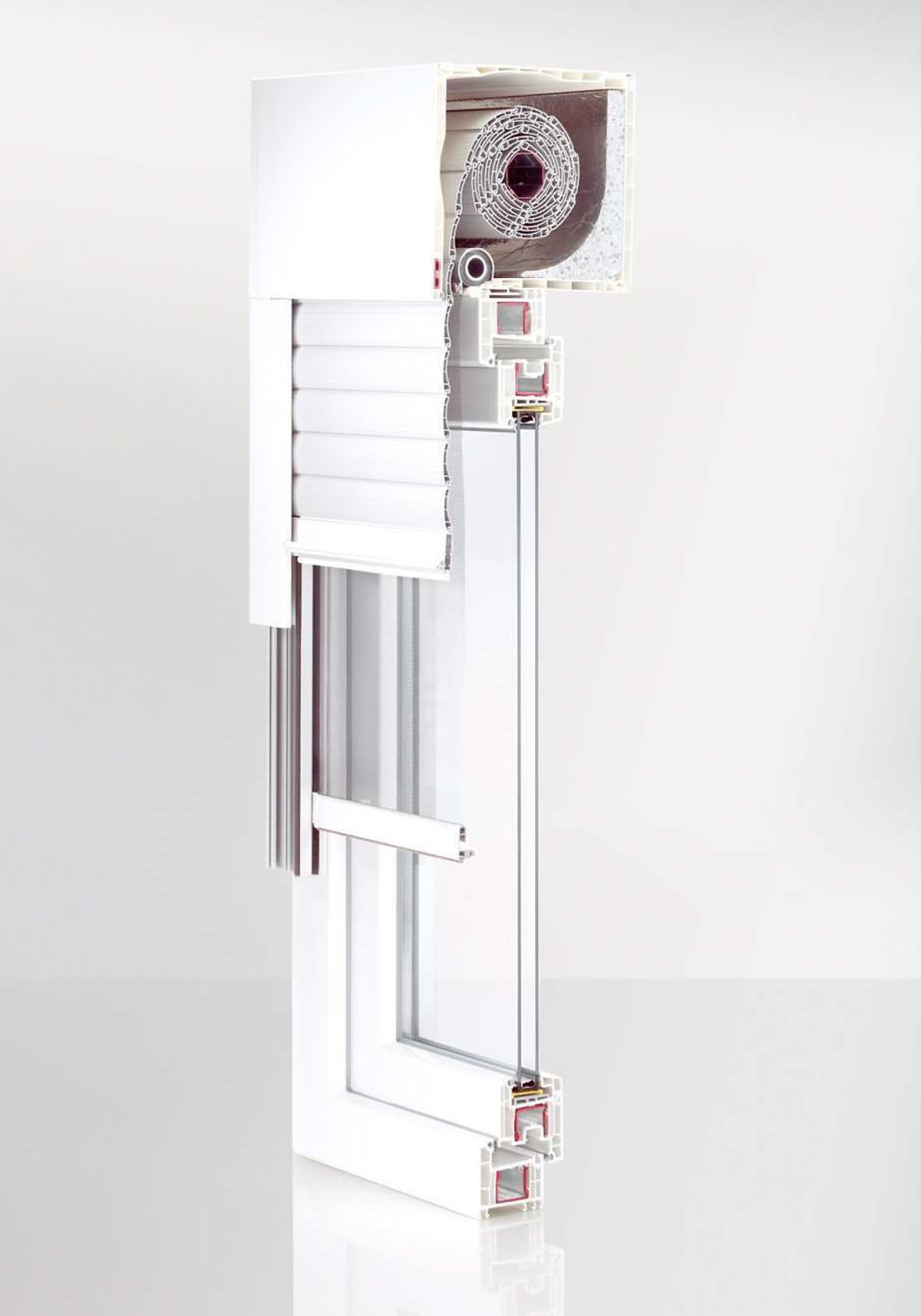 Roller Shutter System, PVC Front Mount | REHAU