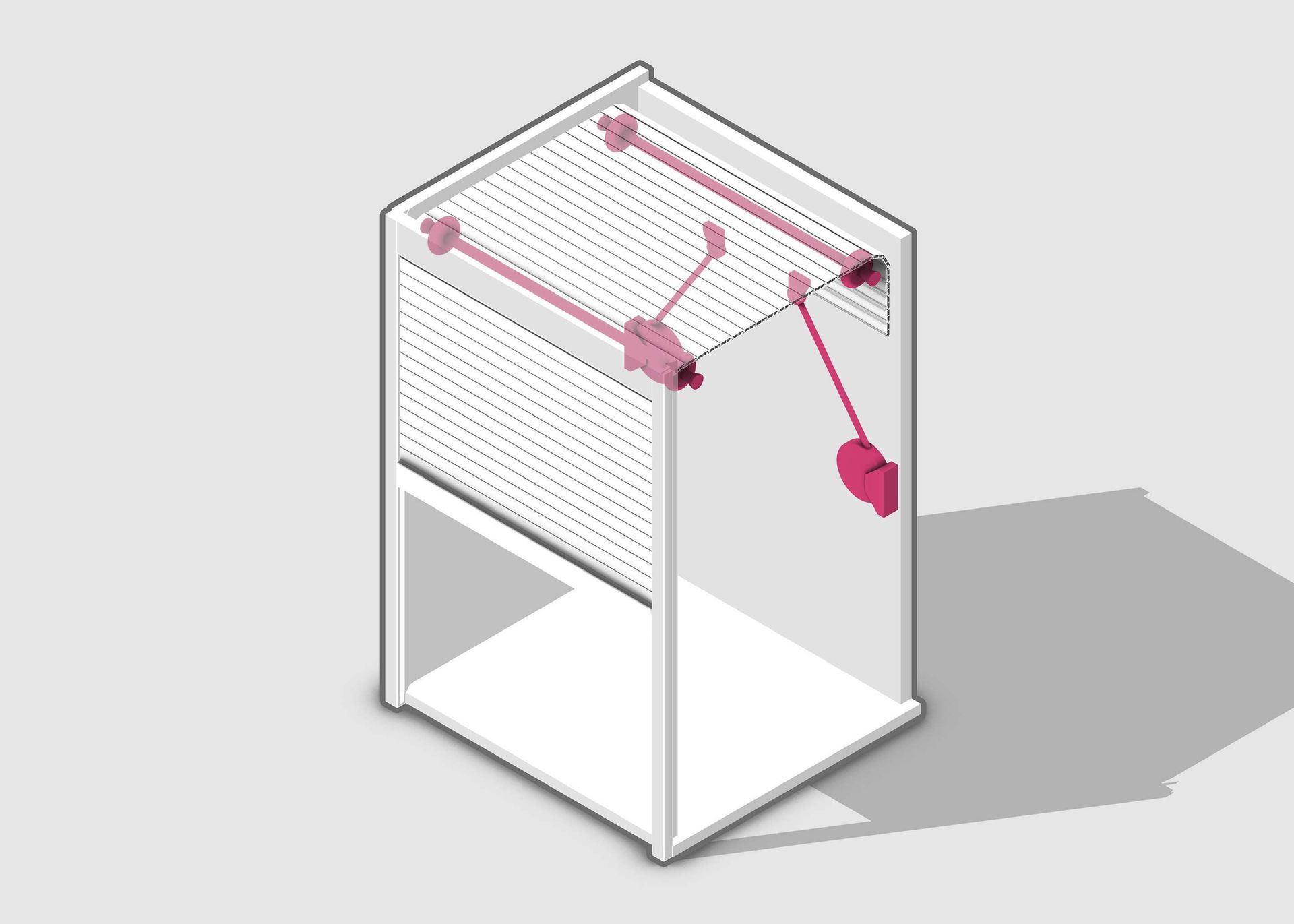 Tambour door mechanisms and track systems | REHAU
