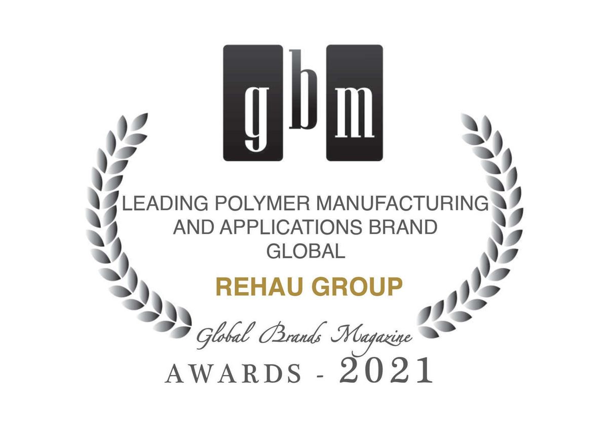 REHAU is honoured with Global Brands Magazine Award.